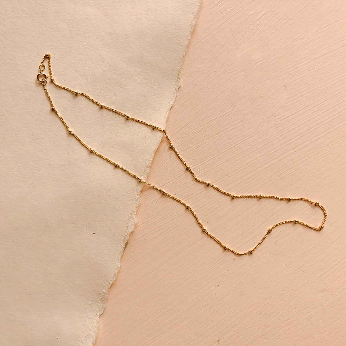 14kt Gold Fill Bola Chain Necklace – DANO